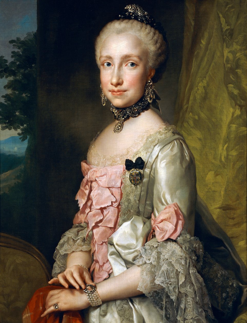 Portrait of Maria Luisa of Bourbon on the Occasion of her Engagement to ...