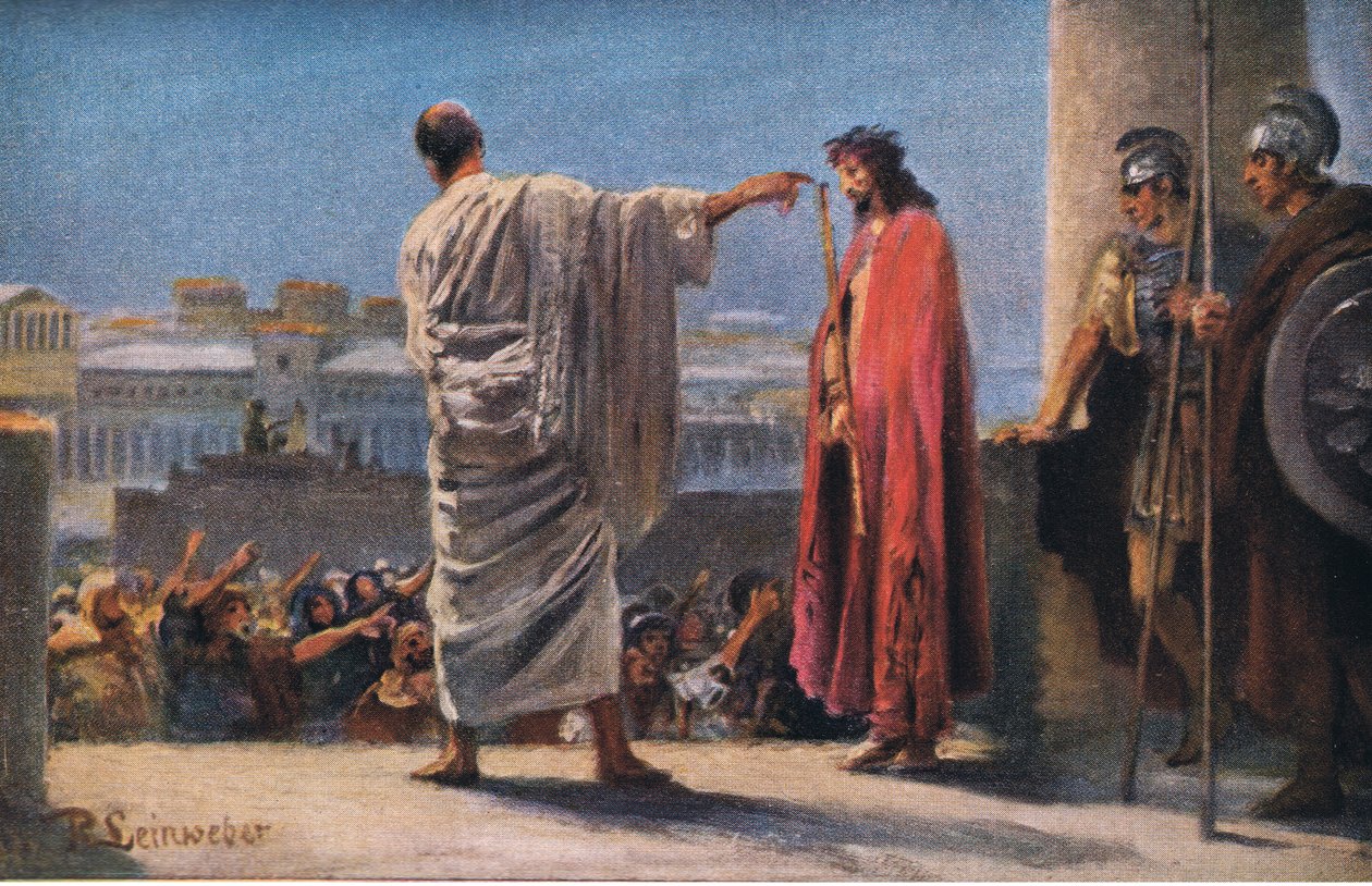 Jesus Before Pilate, from Hulbert's Story of the Bible