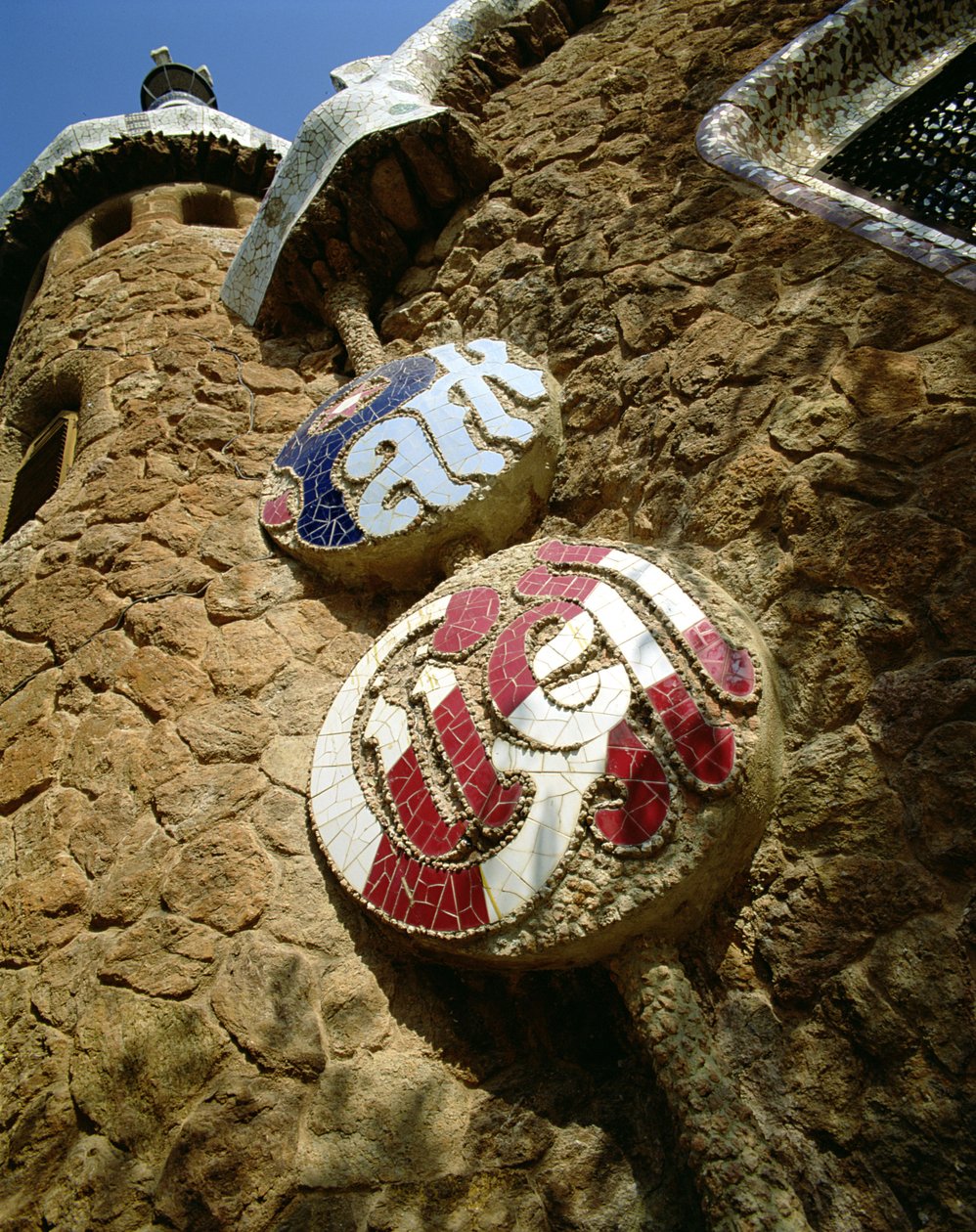 Ceramic sign for the Park, on the Porter's Lodge