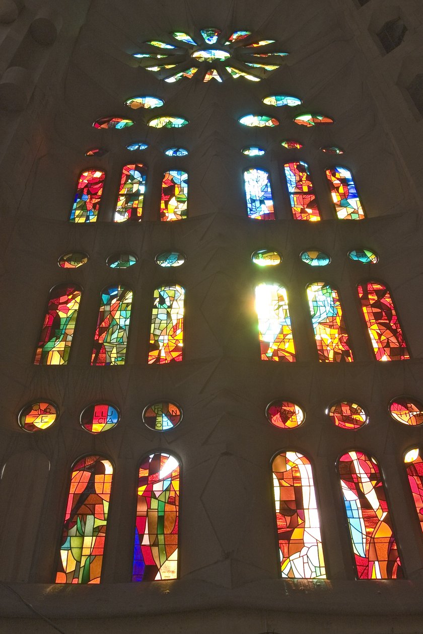 Stained Glass Window by Antonio Gaudi: Buy fine art print