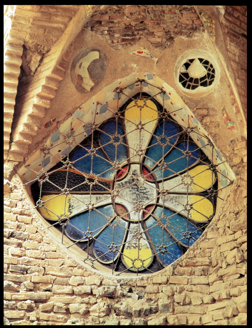 Stained Glass Window by Antonio Gaudi: Buy fine art print
