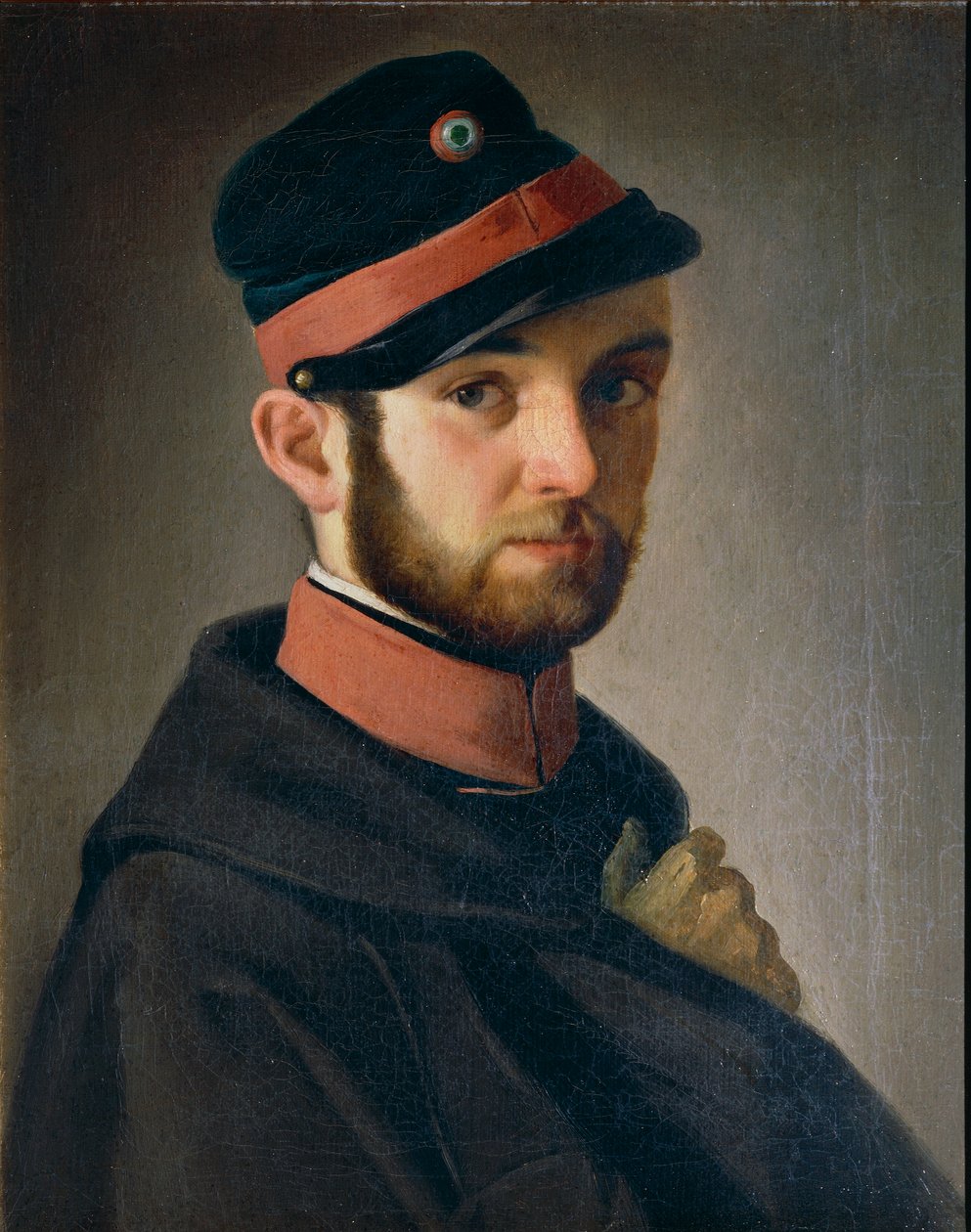 Portrait of Tuscan Volunteer by Antonio Puccinelli