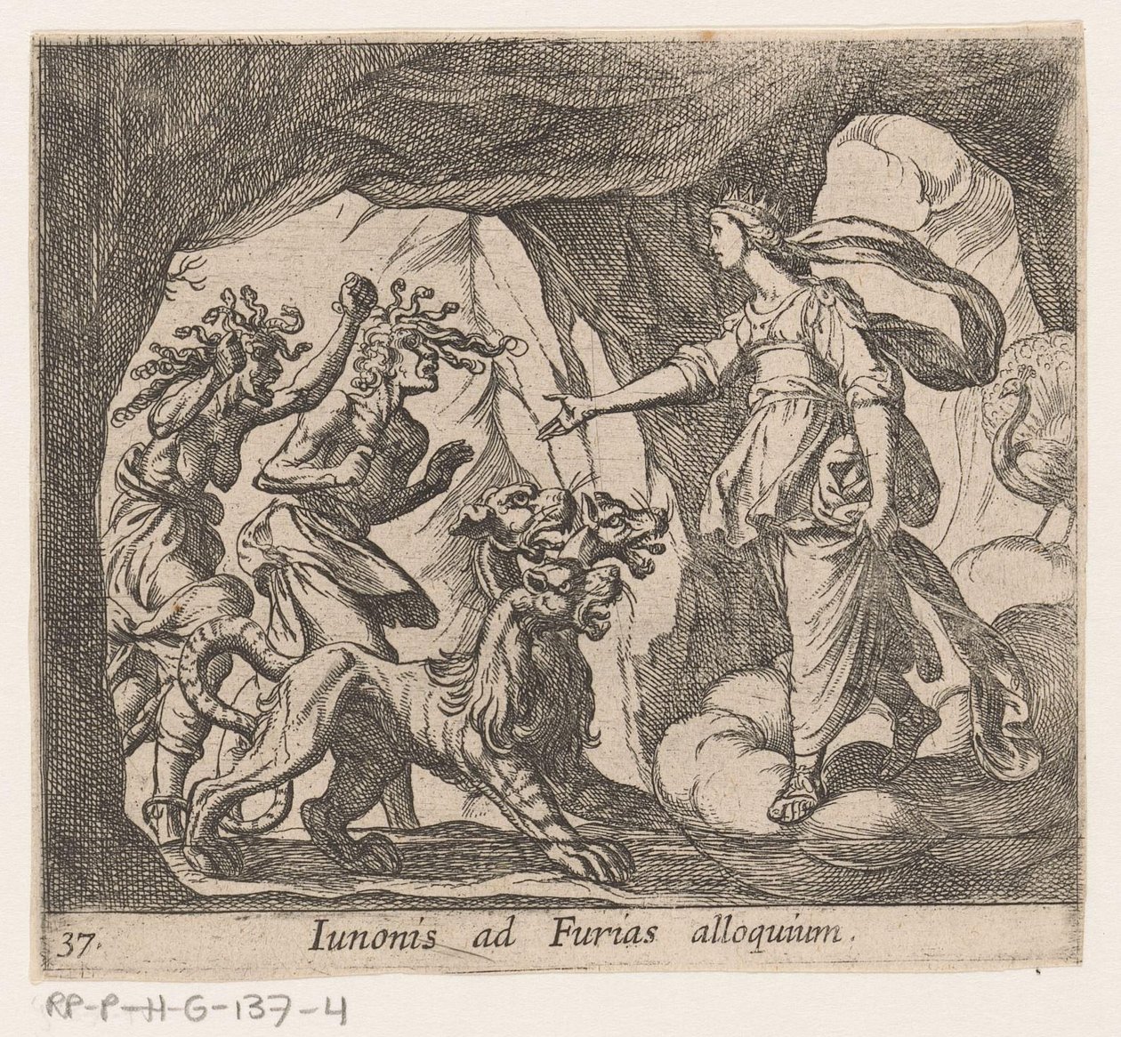 Juno and the Furies at the Gates of Hades
