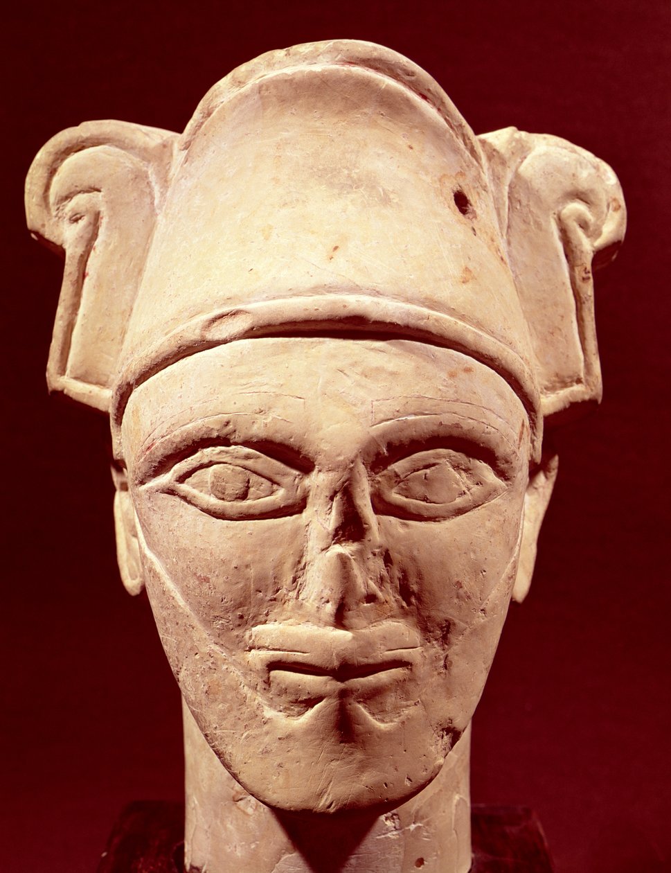 Head of a Semite chief with Egyptian influence, from Amman