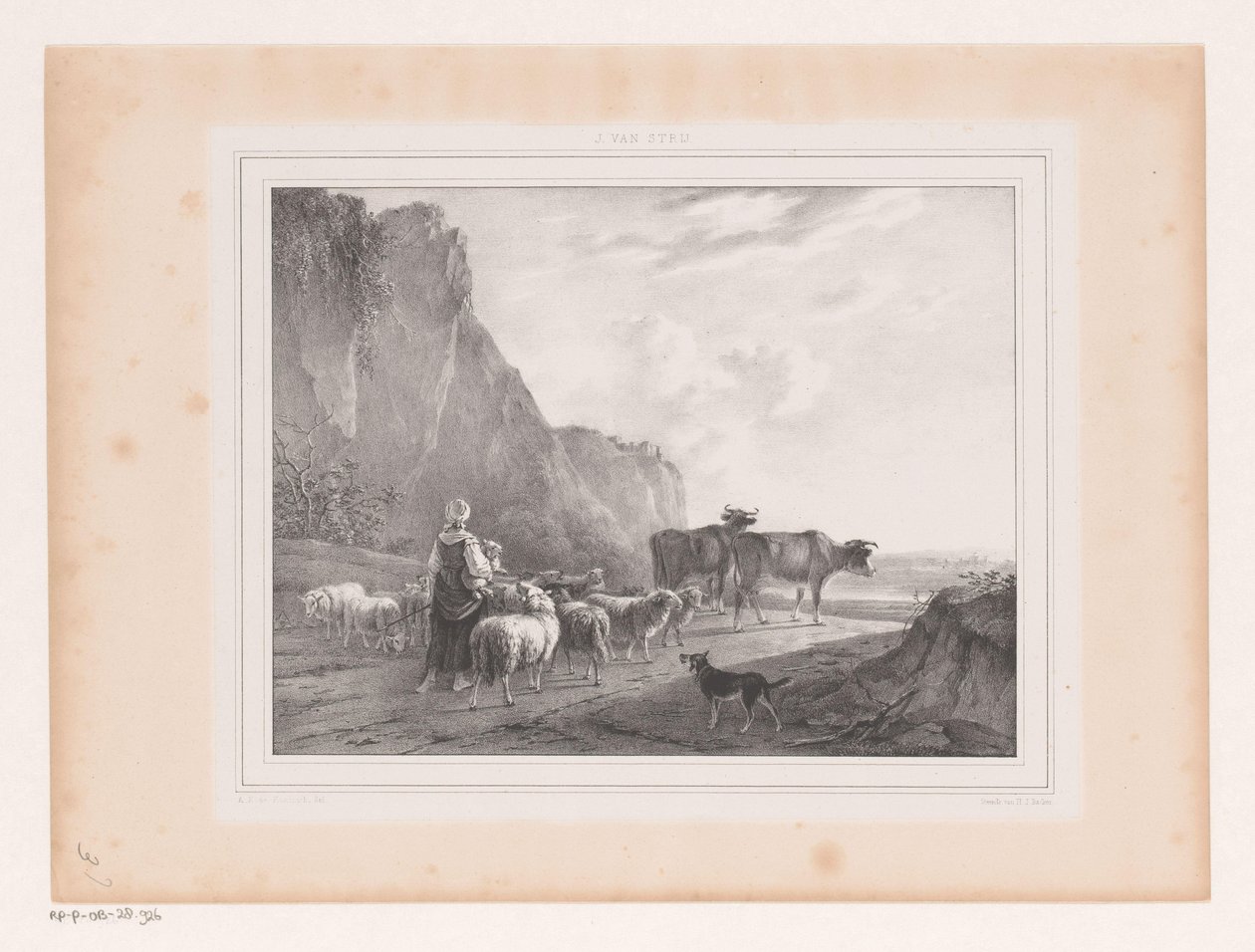Landscape with Herd and Shepherdess