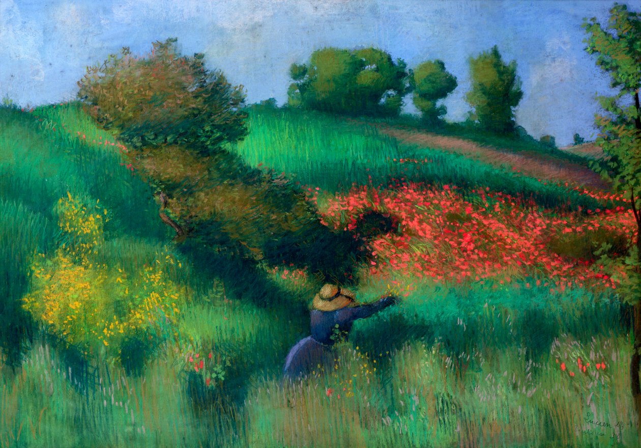Flowering Landscape by Aristide Maillol: Fine art print
