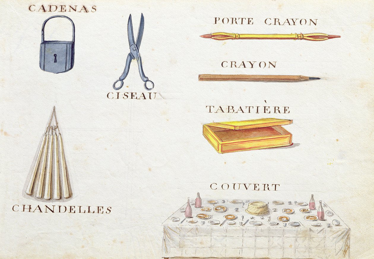 Illustrations from 'A French Alphabet Book of 1814', published by ...