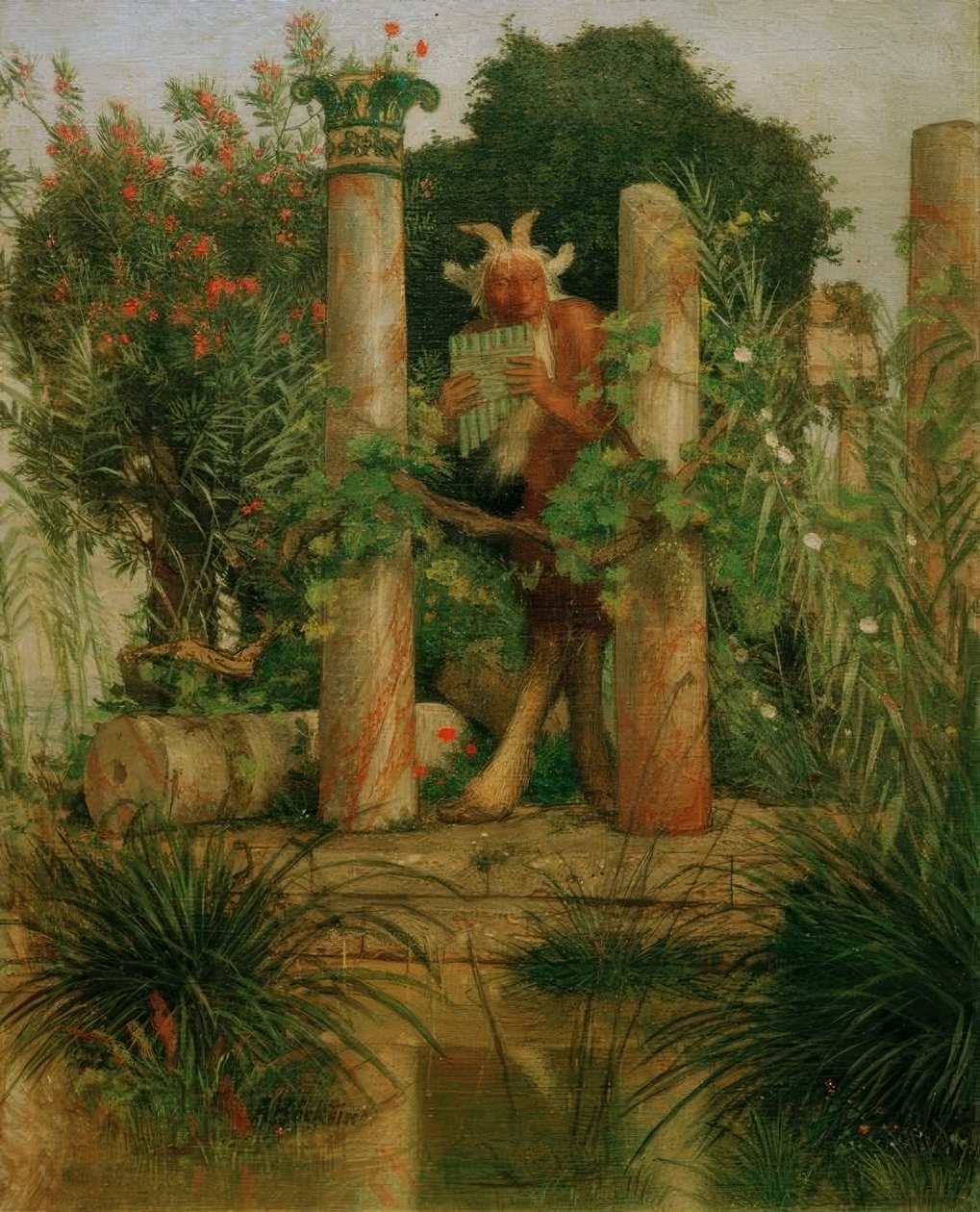 Idyll by Arnold Böcklin: Premium art reproduction