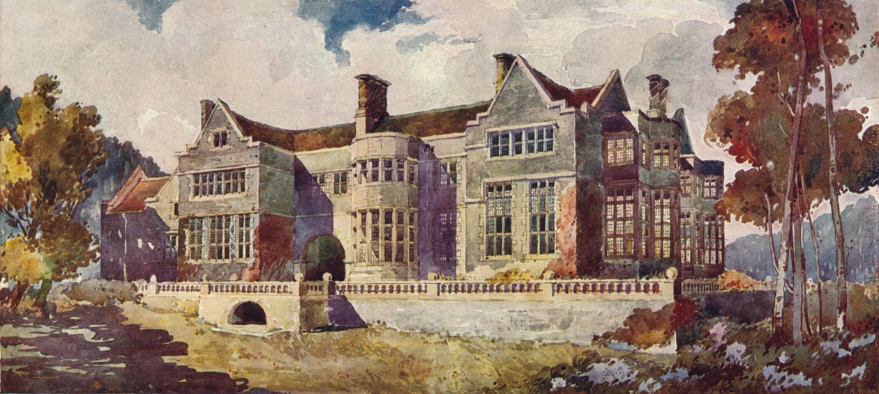 Maesycrugiau Manor, Carmarthenshire by Arnold Mitchell