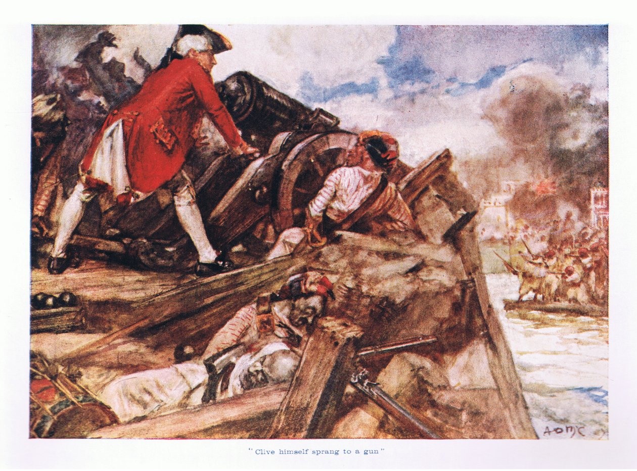 Clive Himself Sprang to a Gun by Arthur David McCormick