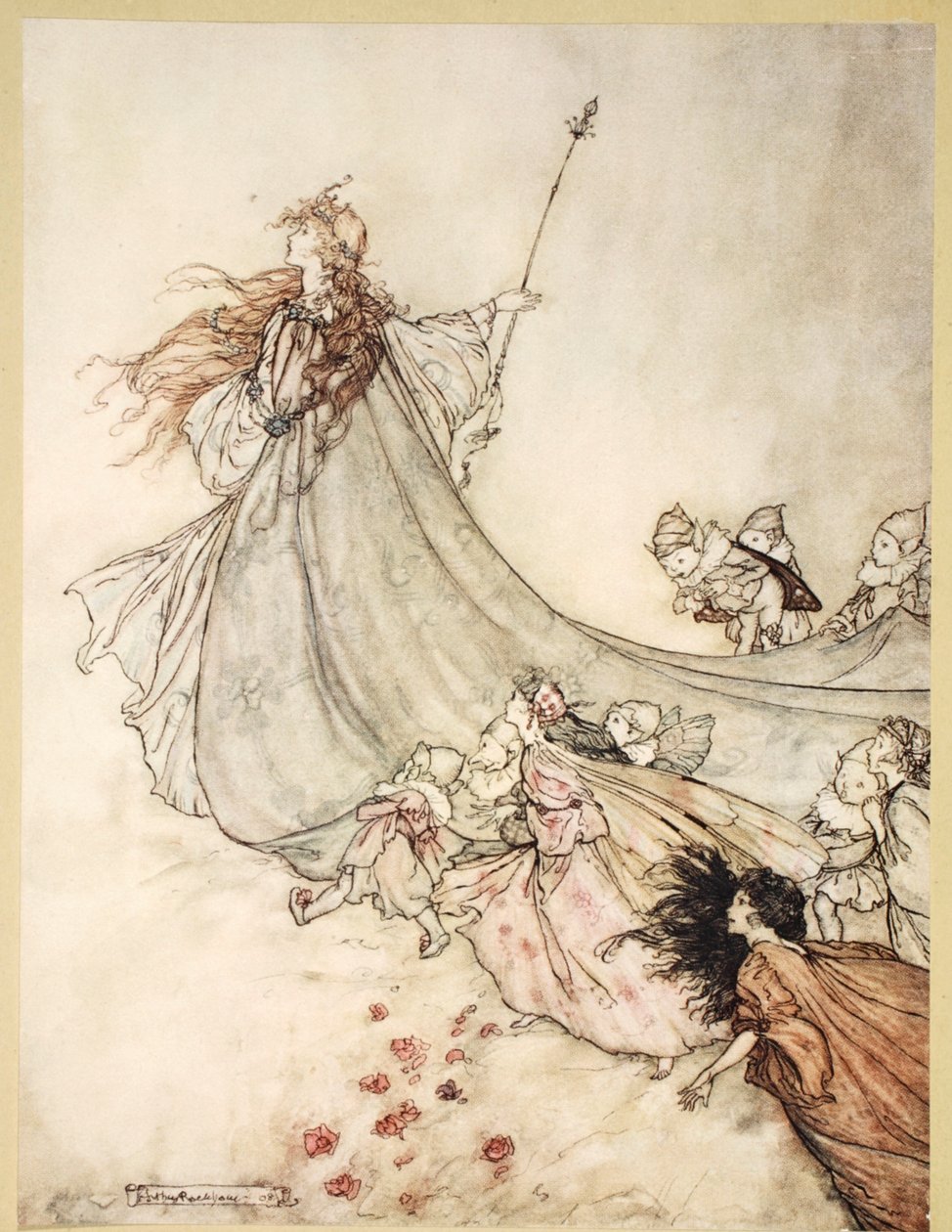 Fairies away! We shall chide downright, if I longer stay, illustration ...