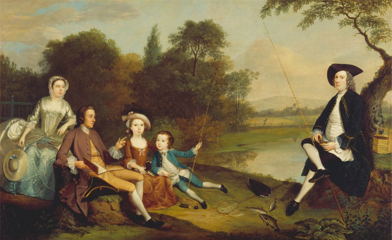 Portrait of a Family, Traditionally Known as the Swaine Family of ...