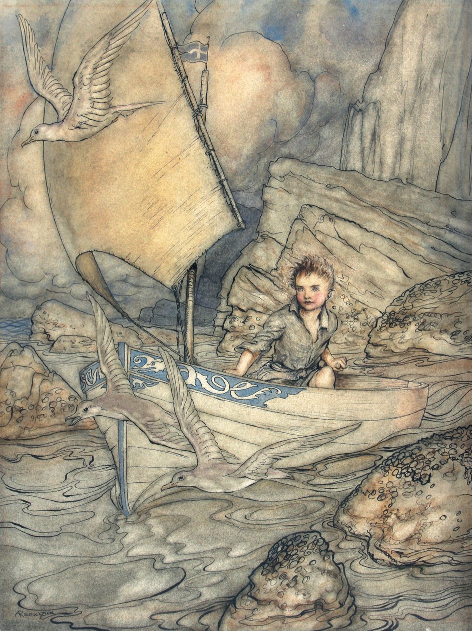 A Child's Future, Illustration from The Springtide of Life: Poems of ...