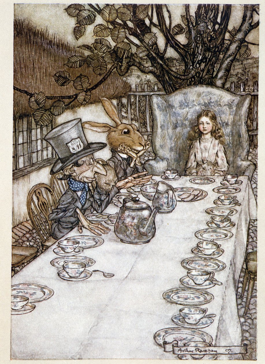 Alice takes the 'in the fools' (The Hatter and the March Hare) - in ...