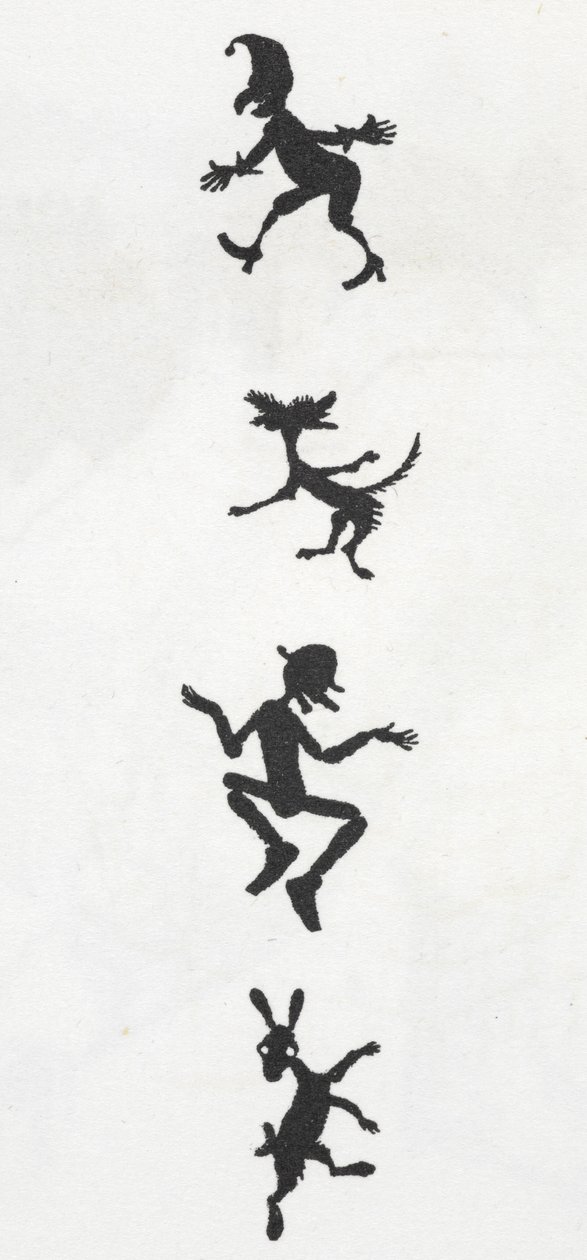 Elves and dogs by Arthur Rackham: Buy fine art print