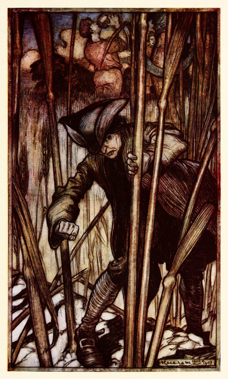 Gulliver is struck with fear at first sight of the Brobdingnagian ...