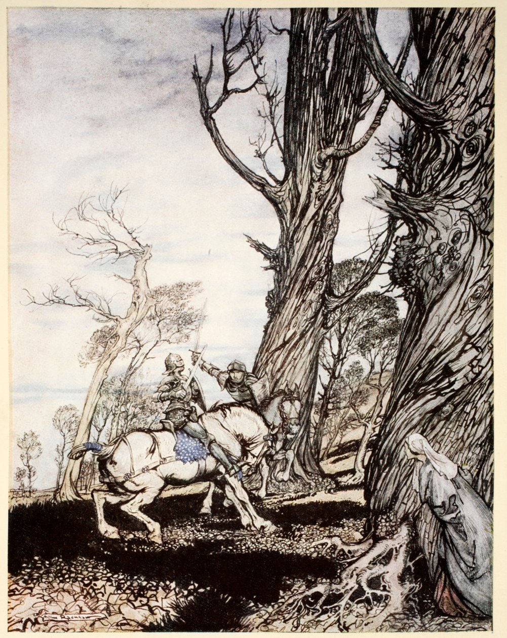 How Sir Launcelot slew the knight Sir Peris de Forest Savage that did ...