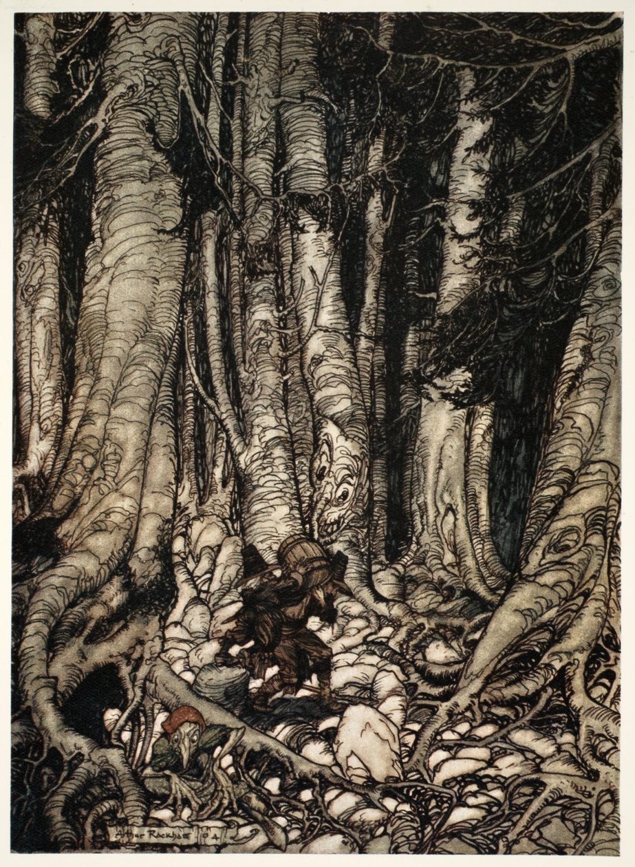 Mutually relieving one another they clambered up a narrow gully, from ...