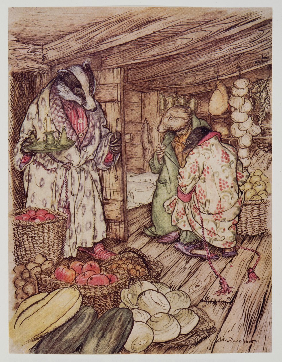 The Badger's winter stores, which indeed were visible everywhere, took ...