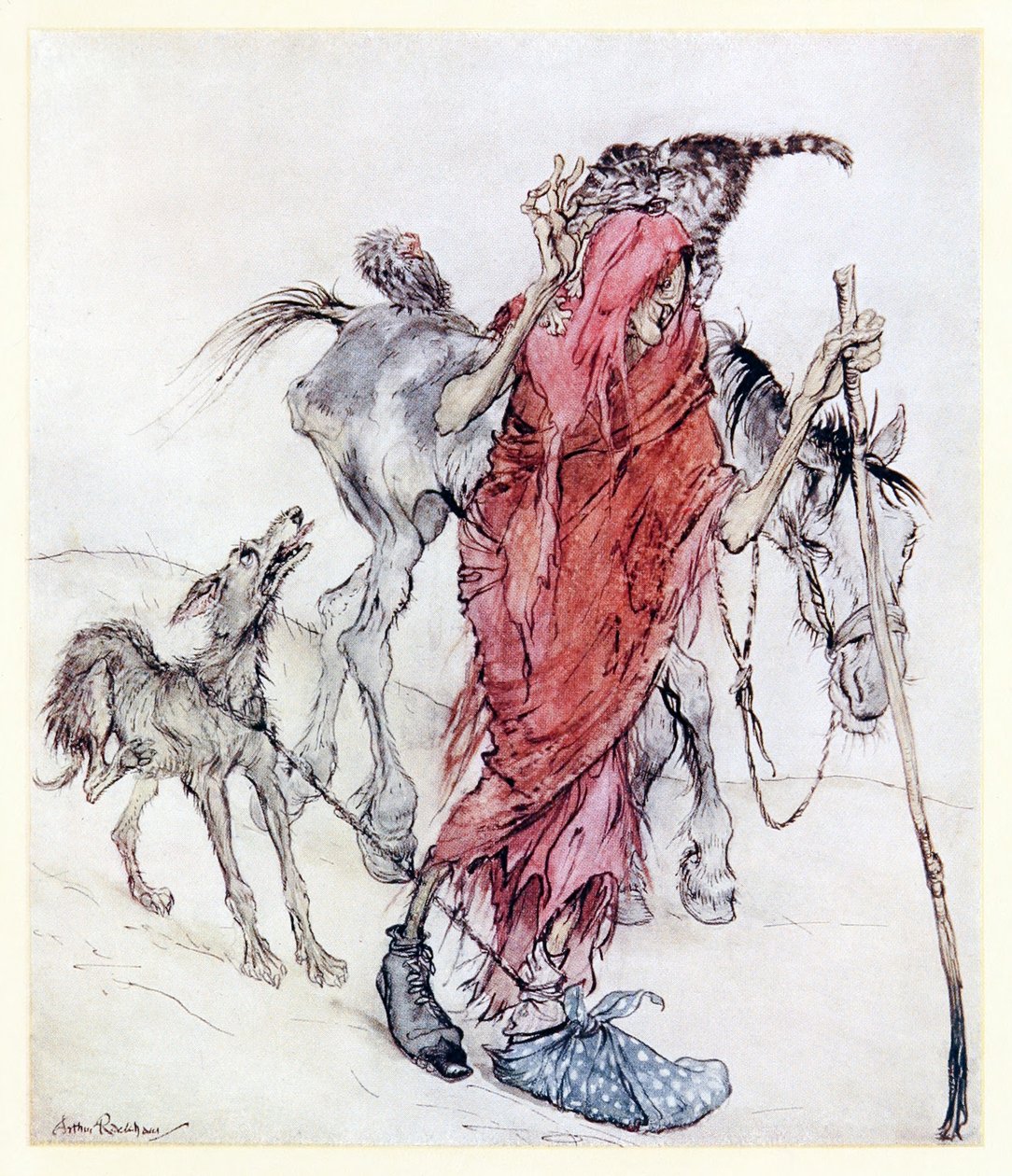 The Hag of the Mill was a bony, thin pole of a hag with odd feet. from ...