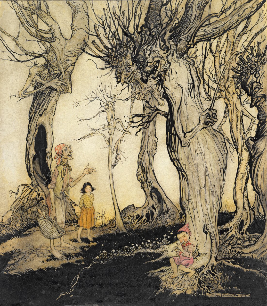 The Trees and the Axe, from 'Aesop's Fables'
