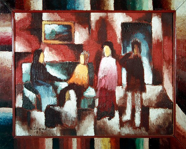 Interior by Arthur Segal: Highest-quality art reproduction