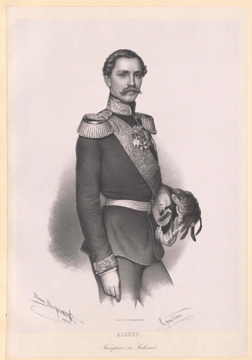 Albert I King of Saxony by Artist Unknown: Fine art print