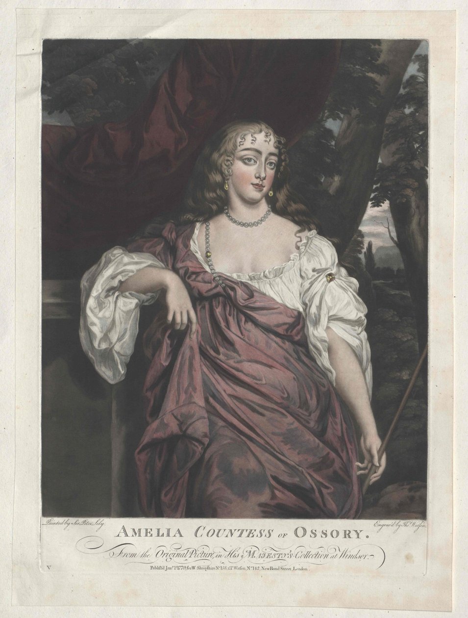 Amalia (Amelia Nassau) by Artist Unknown: Fine art print