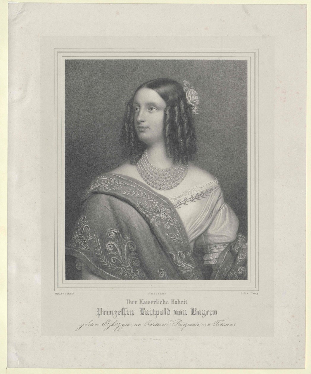 Archduchess Auguste of Austria-Tuscany by Artist Unknown