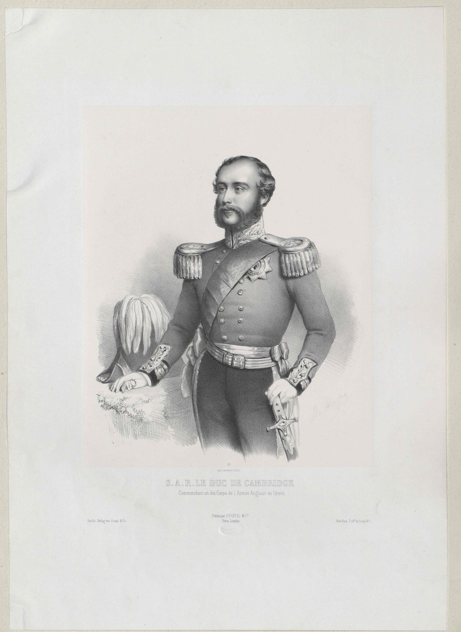 George Duke of Cambridge by Artist Unknown: Fine art print