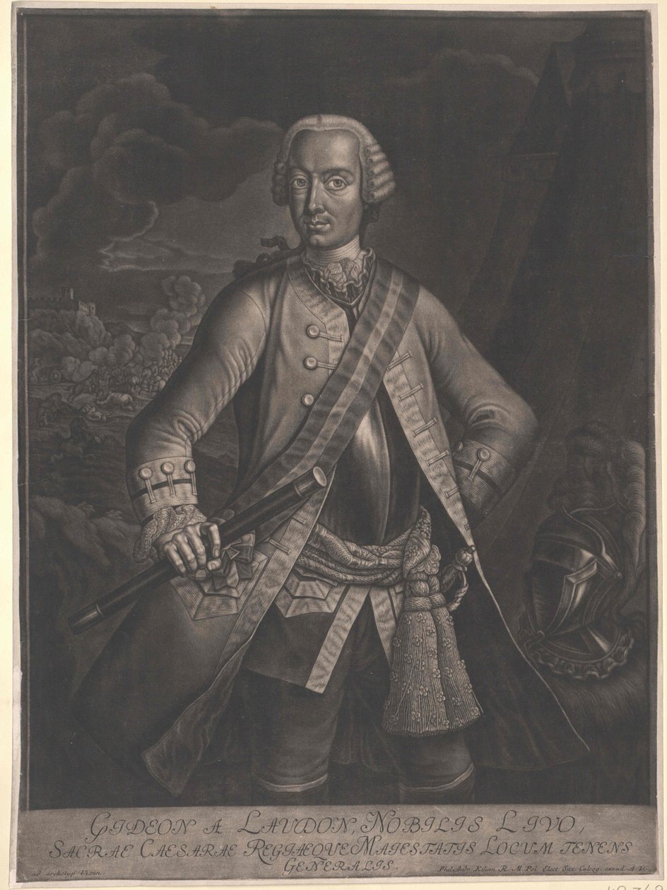 Baron Gideon Ernst Loudon by Artist Unknown