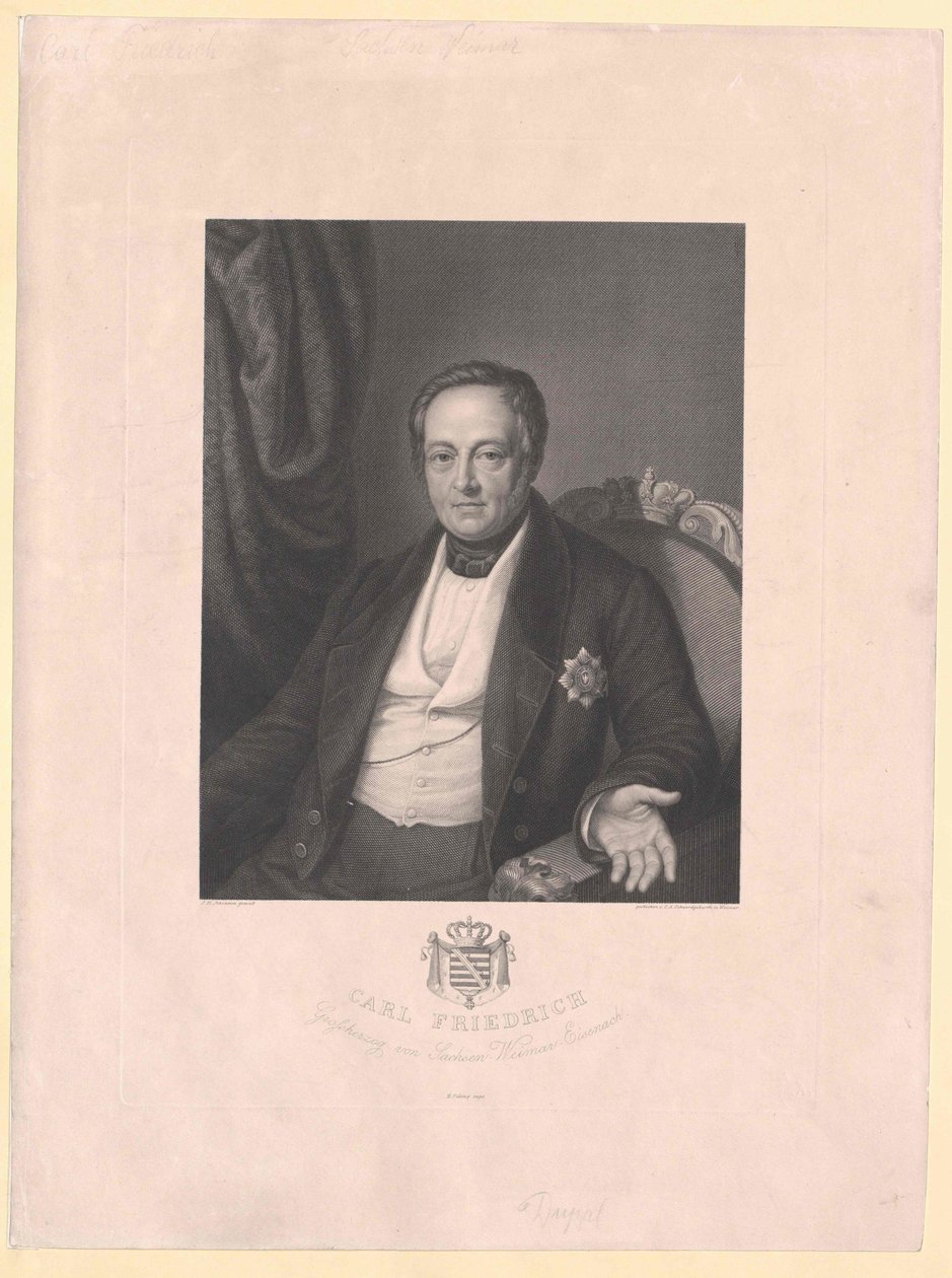 Grand Duke Karl Frederick of Saxe-Weimar Eisenach