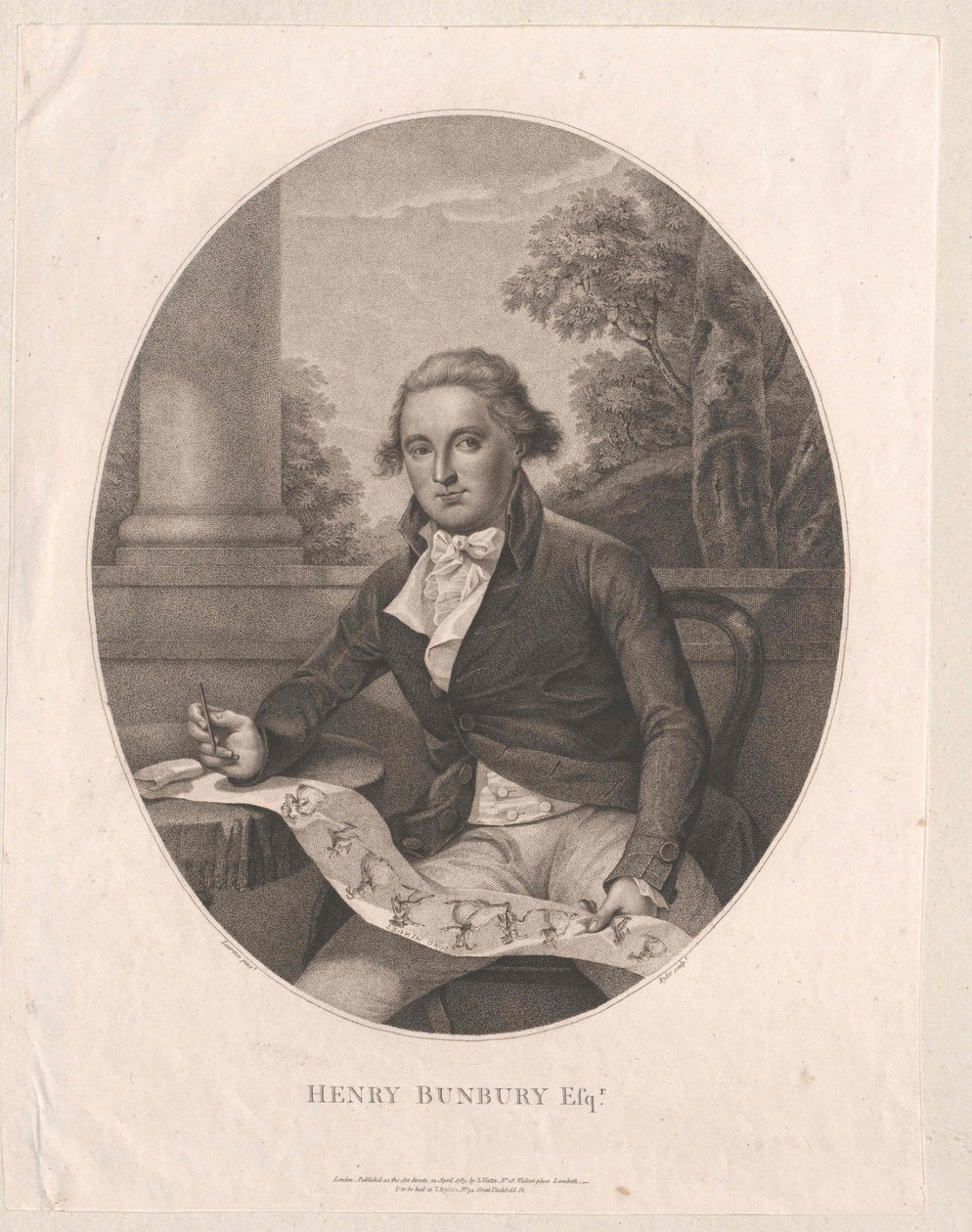 Henry William Bunbury by Artist Unknown: Fine art print