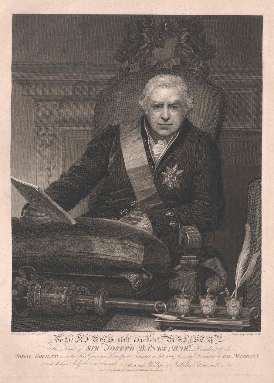 Sir Joseph Banks by Artist Unknown: Buy fine art print