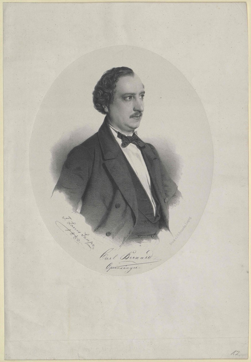 Karl Bernard by Artist Unknown: Buy fine art print