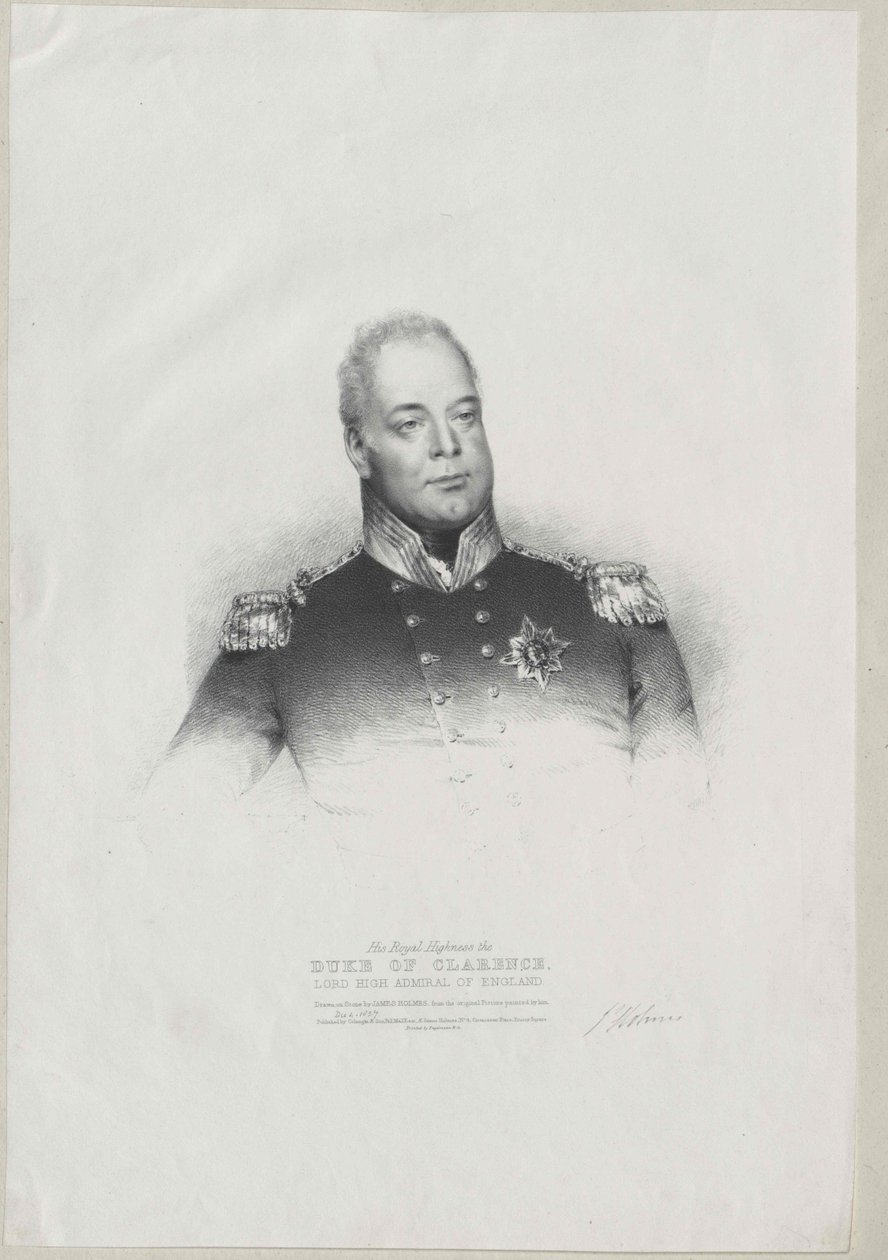 King William IV of England by Artist Unknown