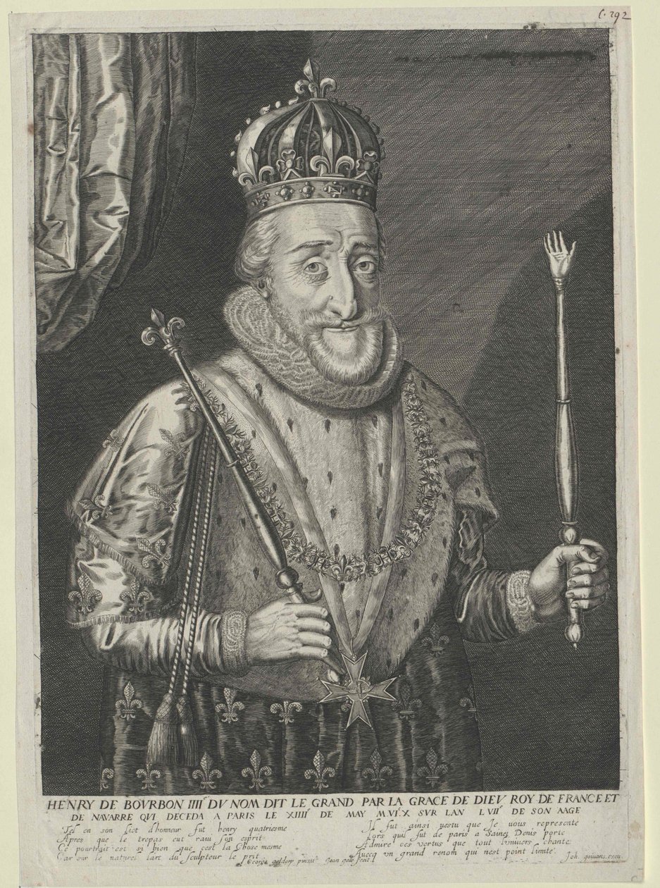 King Henry IV of France by Artist Unknown: Fine art print