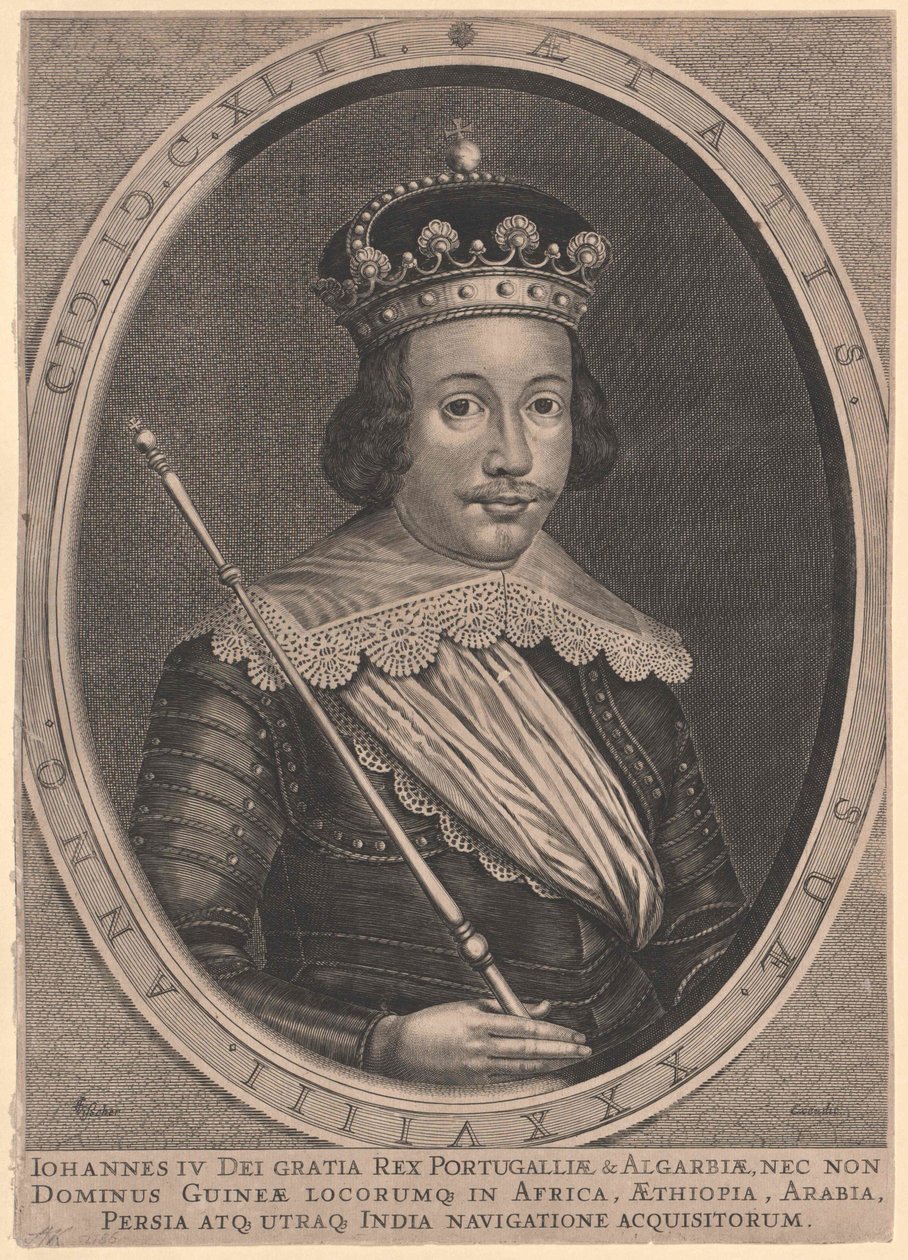 King of Portugal John IV by Artist Unknown: Fine art print