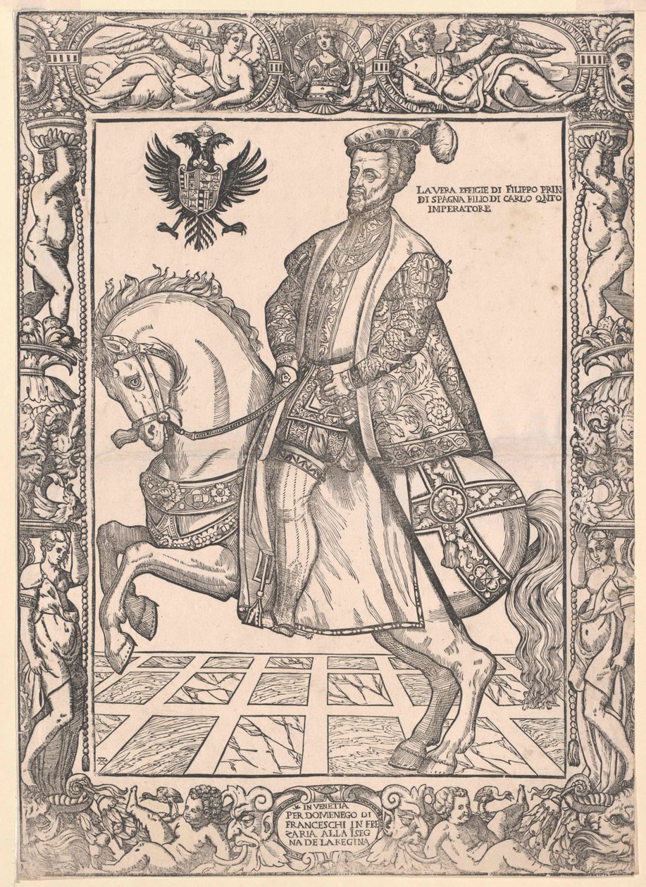 King Philip II of Spain by Artist Unknown: Fine art print