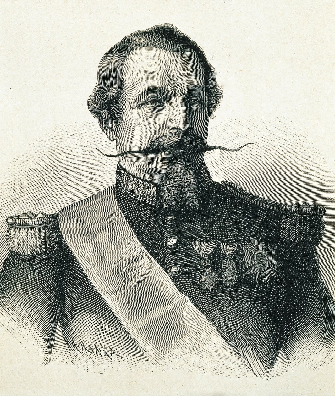 Portrait of Napoleon III, Charles-Louis Napoleon Bonaparte (1808-1873 ...
