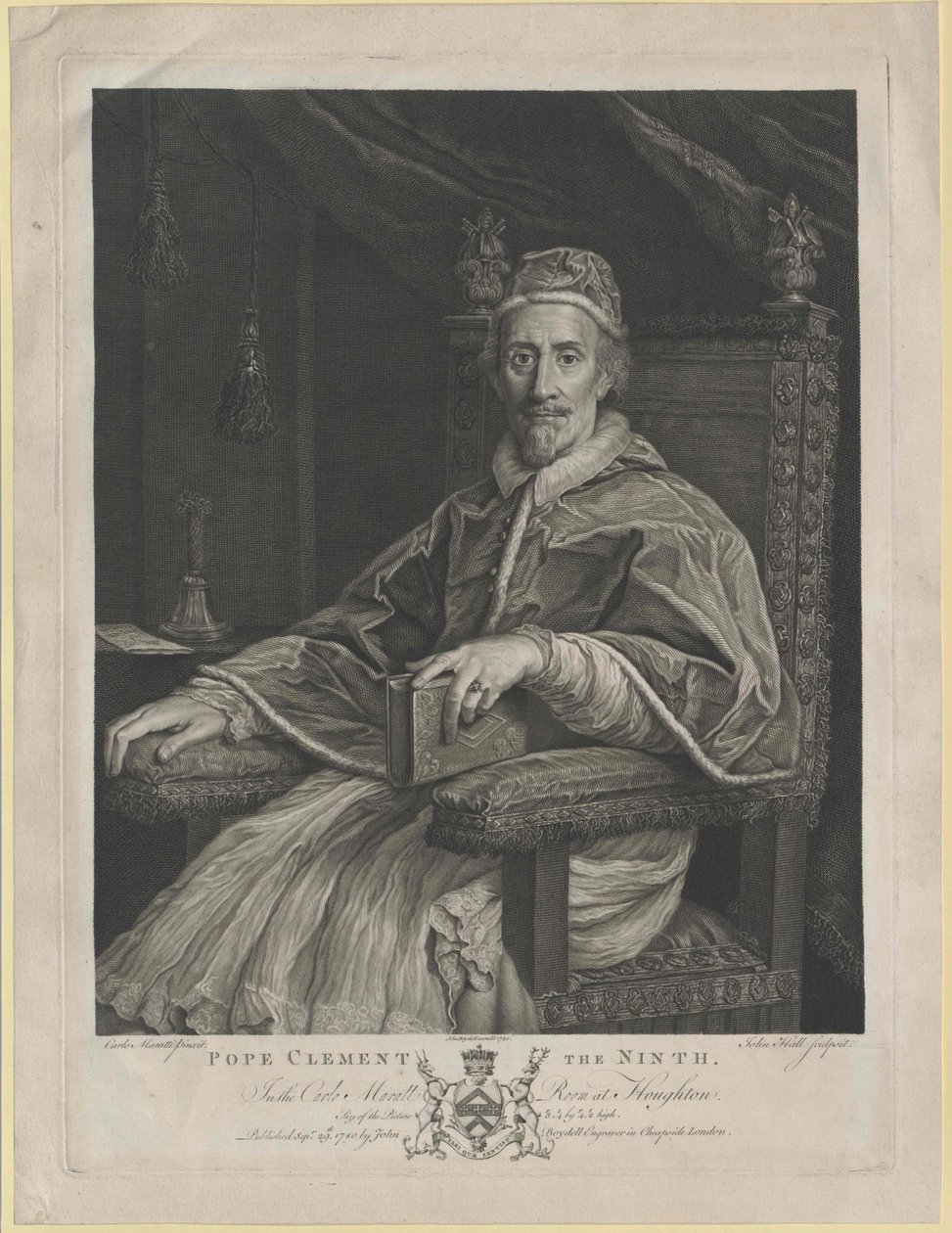 Pope Clement IX by Artist Unknown: Buy fine art print