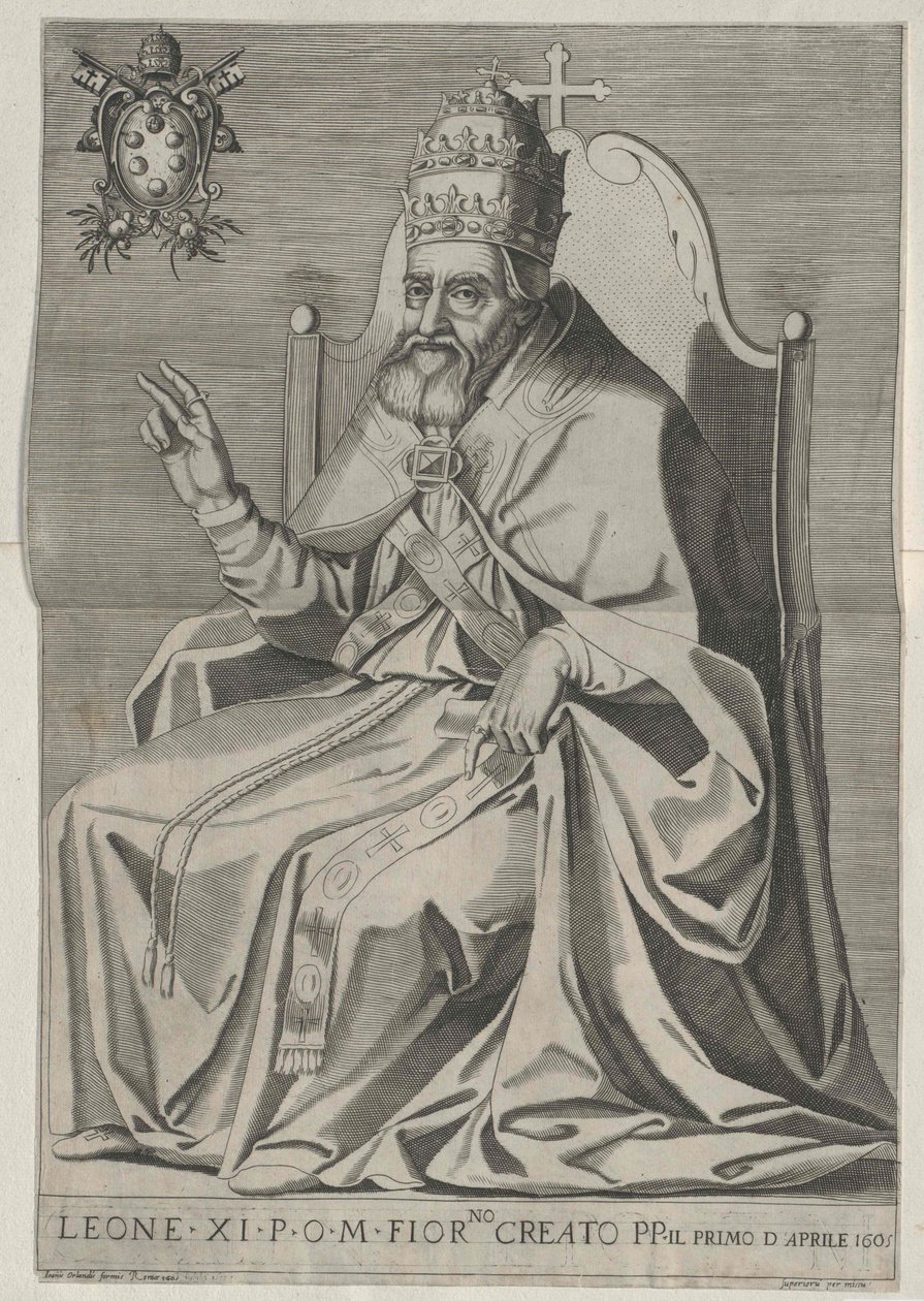 Pope Leo XI by Artist Unknown: Buy fine art print