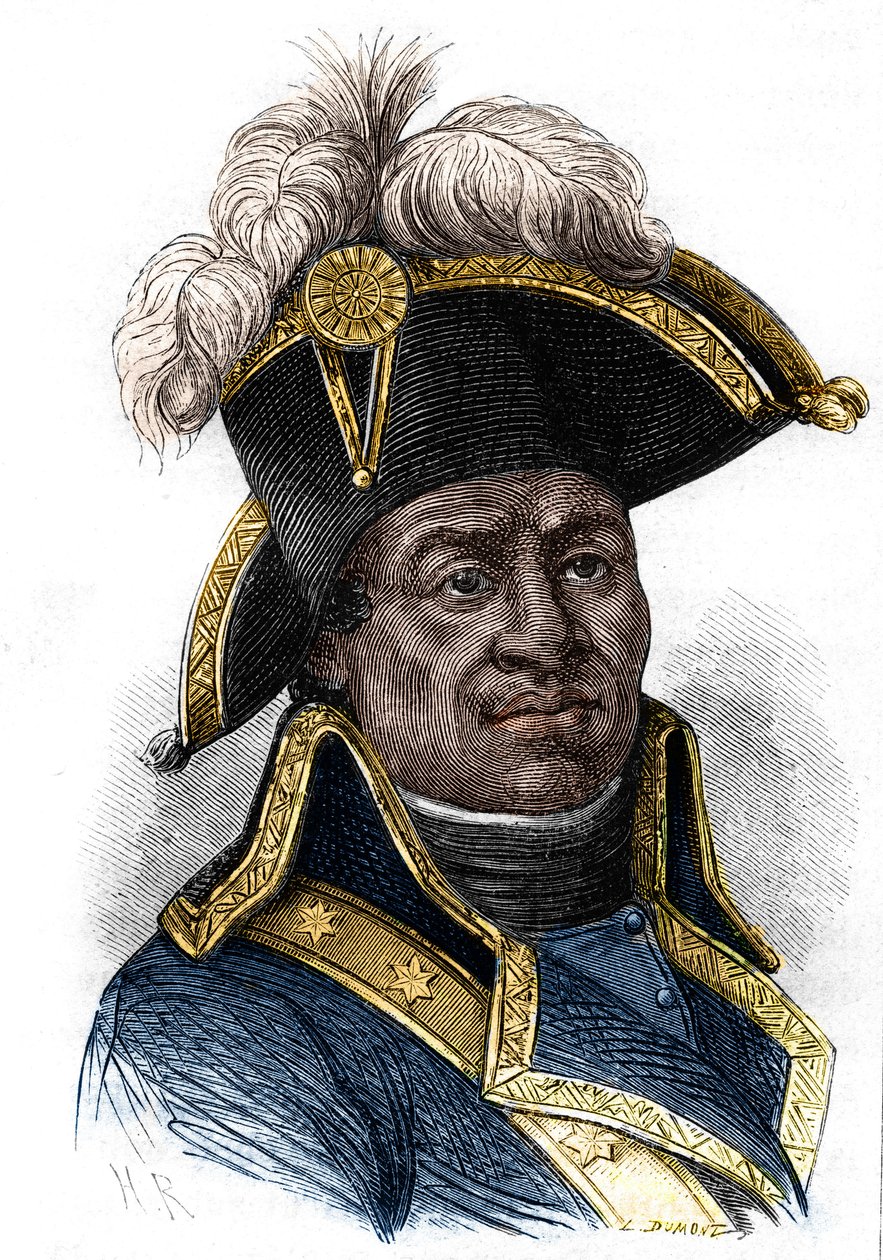 Portrait of Francois Dominique Toussaint Louverture, Haitian Statesman