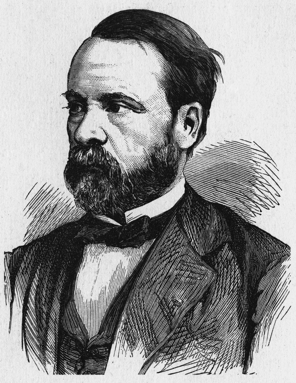 Portrait of Louis Pasteur, French Chemist and Biologist