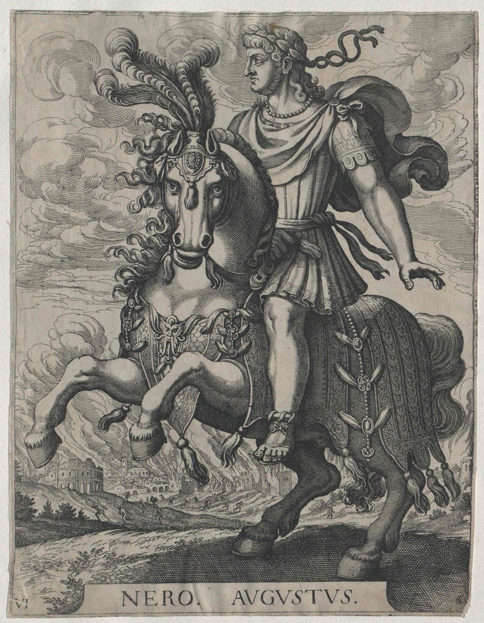 Roman Emperor Nero by Artist Unknown: Buy fine art print