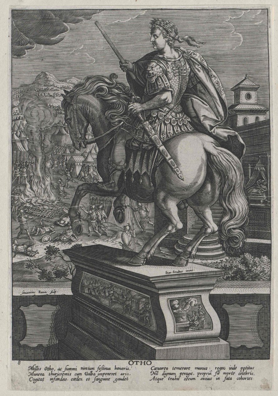 Roman Emperor Otho by Artist Unknown: Buy fine art print