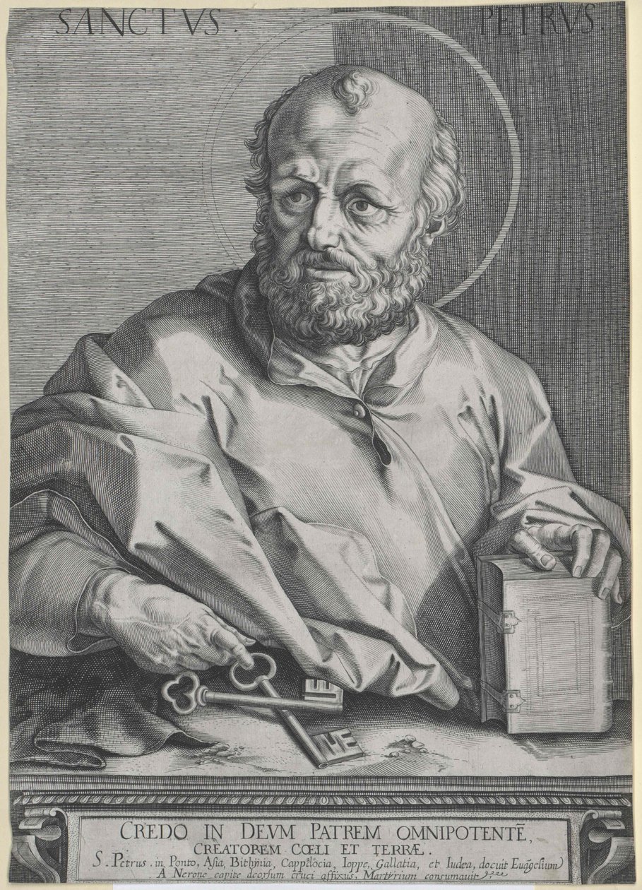 Saint Apostle Peter by Artist Unknown: Buy fine art print
