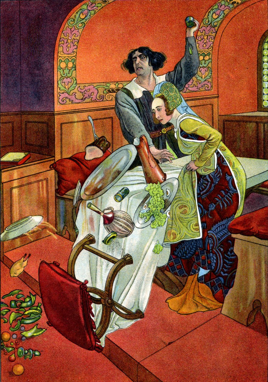 The Taming of the Shrew by Artus Scheiner: Fine art print