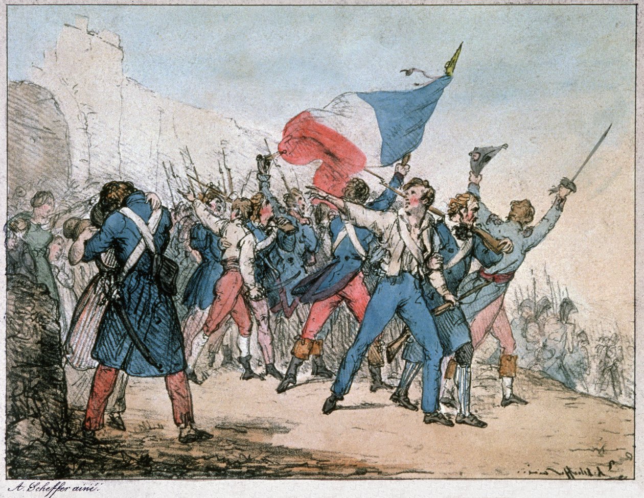 July Revolution by Ary Scheffer: Buy fine art print