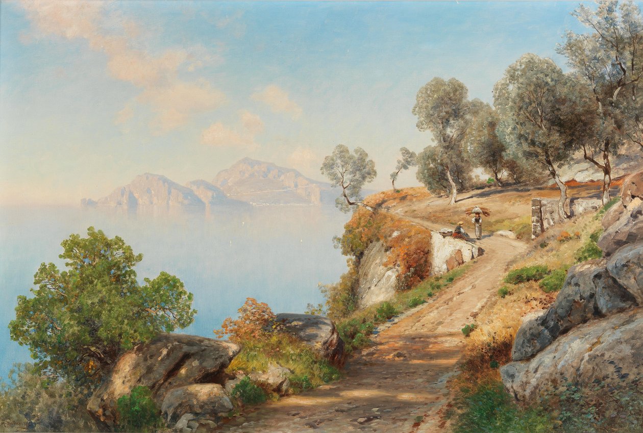A view of Capri by Ascan Lutteroth: Buy fine art print